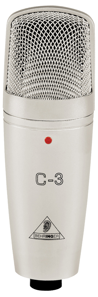 מיקרופון קונדסר Behringer C-3 איכותי לאולפן ביתי | Next-Pro