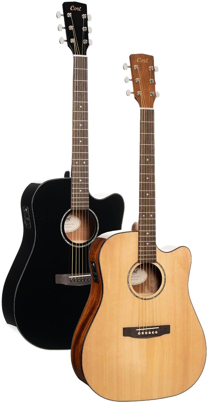 גיטרה אקוסטית מוגברת Cort Earth 60 CE | סוליד טופ | נקסט פרו