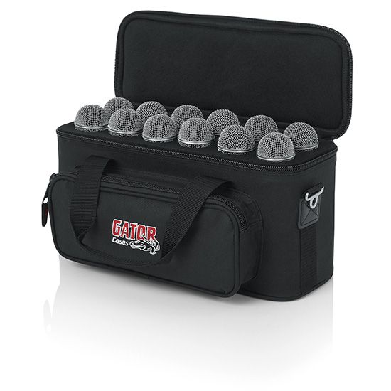 נרתיק למיקרופונים Gator GM-12B ל-12 מיקרופונים | Next-Pro