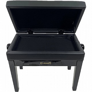 כסא פסנתר Legrand PB7-BK עם תא אכסון בצבע שחור | Next-Pro