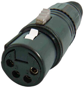 מחבר XLR נקבה עם 4 פין Next-Pro Basic XLRf-4P