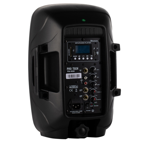 רמקול מוגבר Protech PA-608 עם כניסות מרובות ואיקיו | Next-Pro