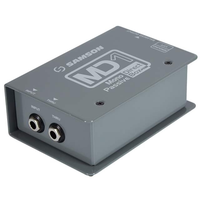 קופסת DI פאסיבית Samson MD1 עם יציאת Thru למגבר | Next-Pro