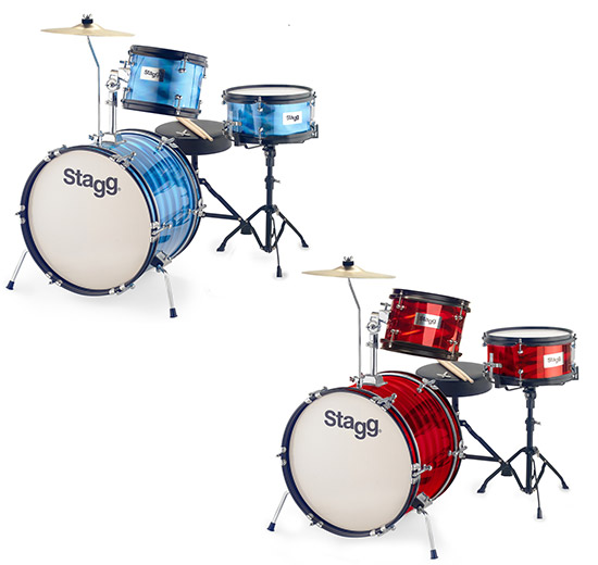 מערכת תופים לילדים Stagg TIM JR 3-16B עם אביזרים | Next-Pro