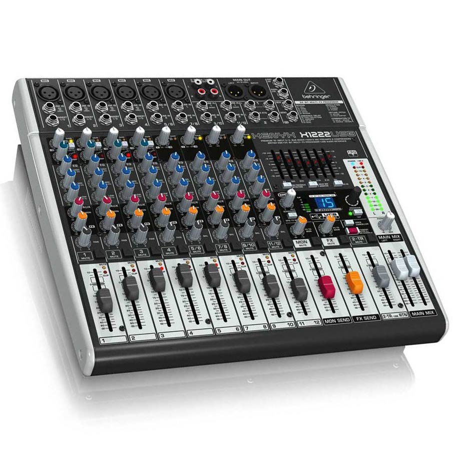 מיקסר Behringer Xenyx X1222 USB עם 6 כניסות | Next-Pro